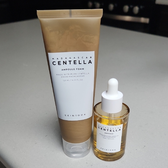Skincare | Centella Ampoule Foam And Serum Set Gold And White | Poshmark